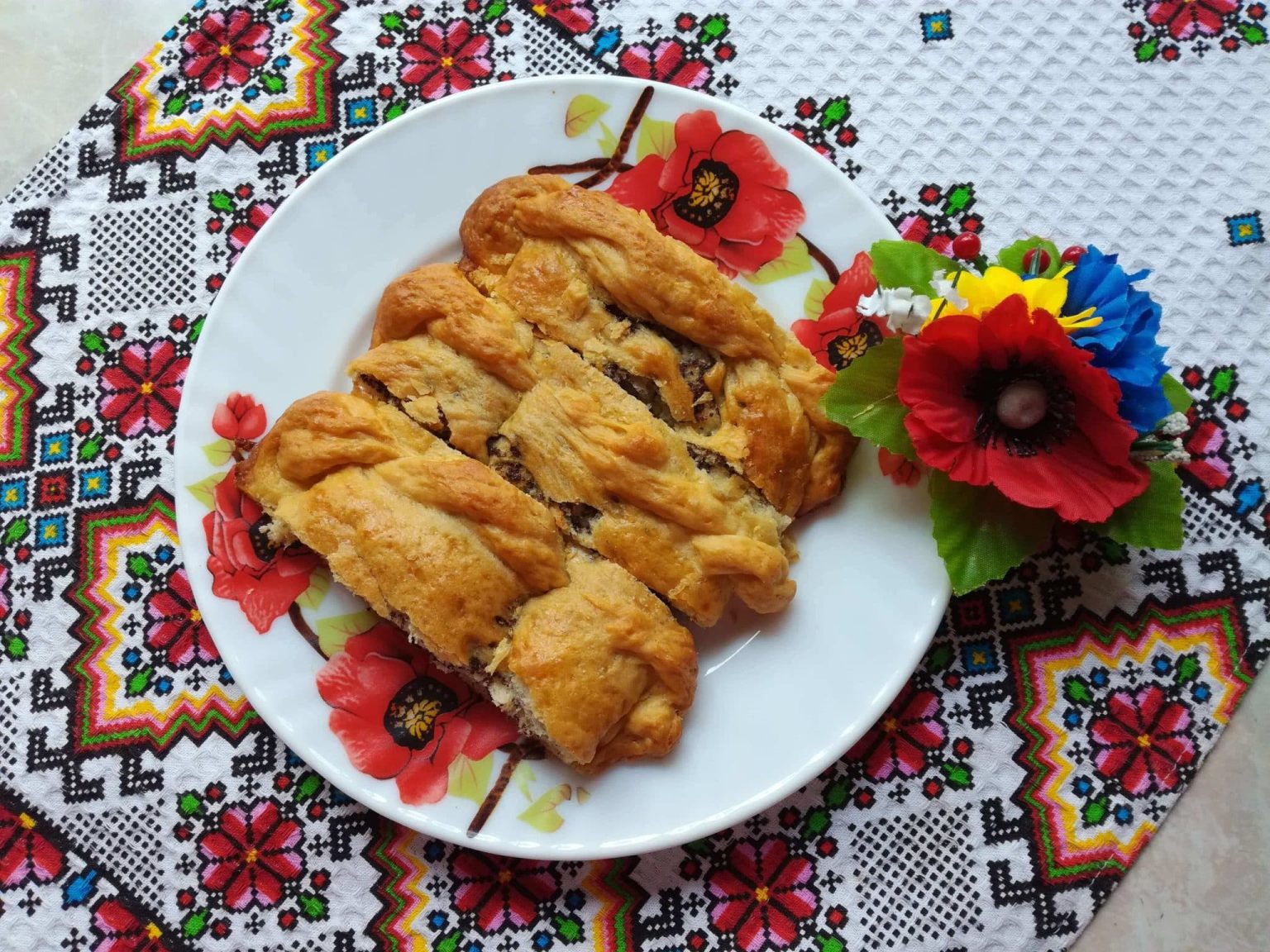 Poppy seed roulette | Ukrainian recipes