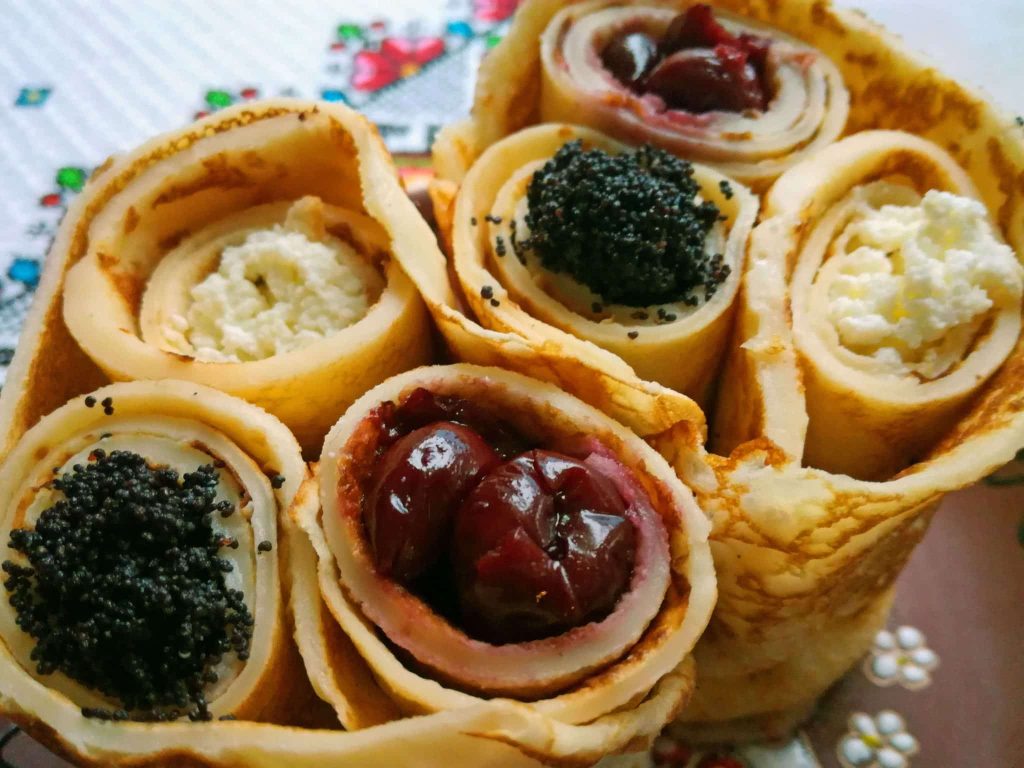 Delicious filled crepes | Ukrainian recipes