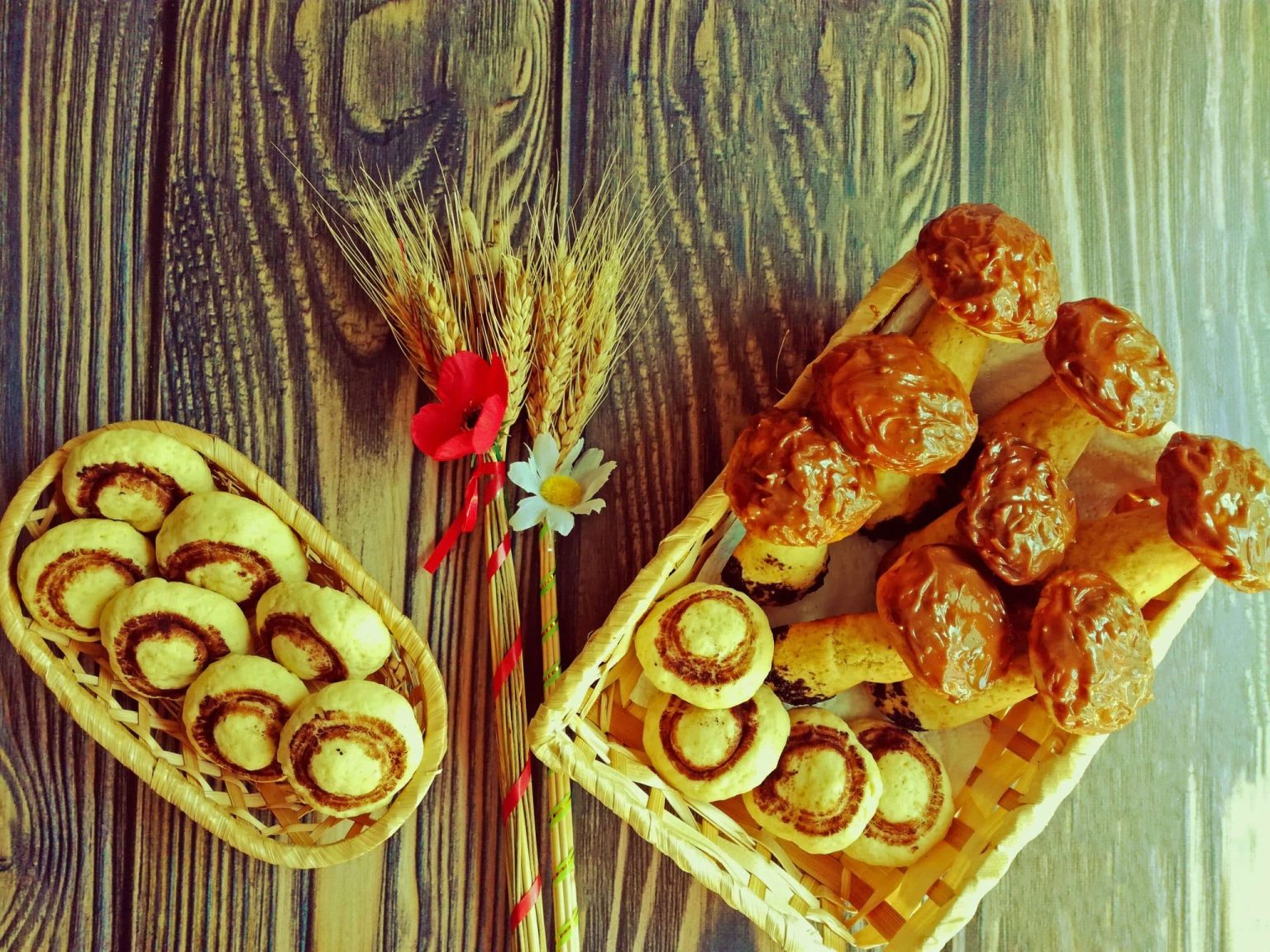 Cookies mushrooms | Ukrainian recipes