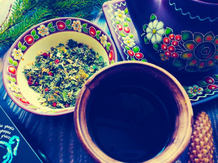 Herbal tea with berries | Ukrainian recipes