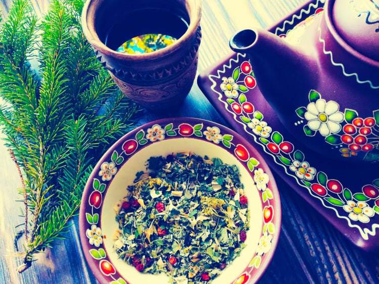 Carpathian herbal berry tea – Ukrainian Recipes