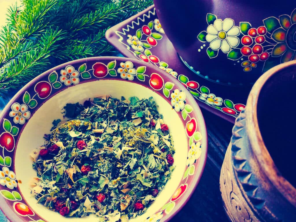Herbal tea with berries | Ukrainian recipes