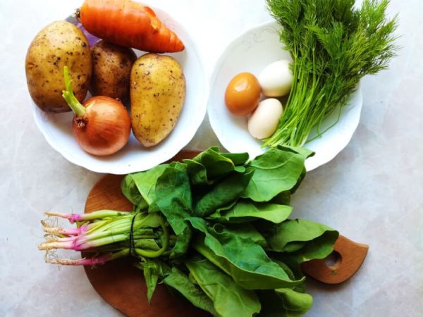 Green borscht | Ukrainian recipes