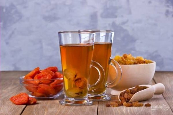Dried fruit kompot | Ukrainian recipes