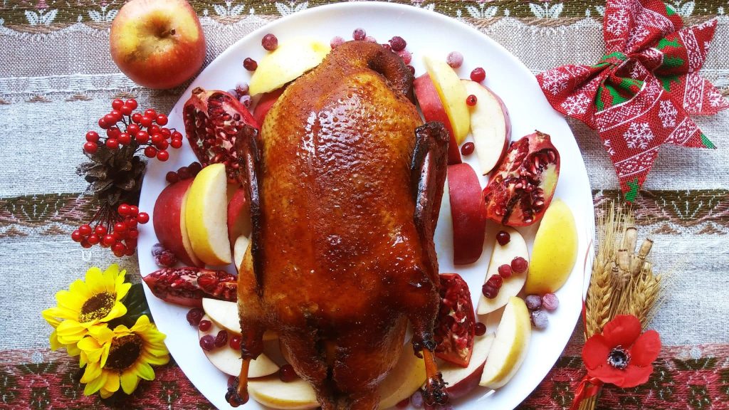 Roasted duck with citrus and celery | Ukrainian recipes
